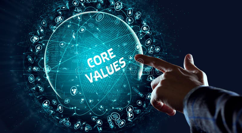 Business, Technology, Internet and Network Concept. Core Values ...