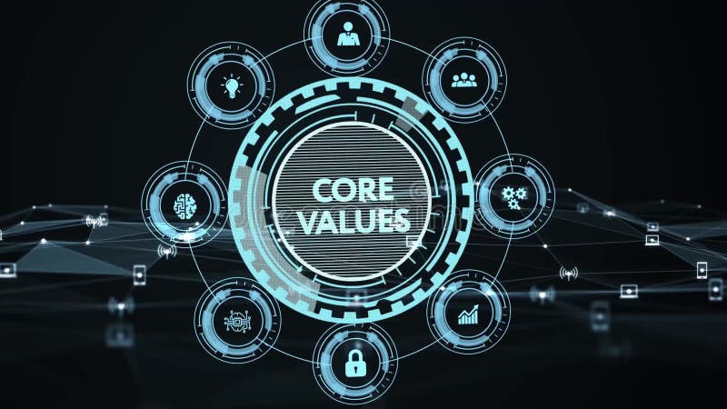 Business, Technology, Internet and Network Concept. Core Values ...