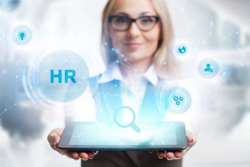 Business, Technology, Internet And Network Concept. Human Resources HR ...
