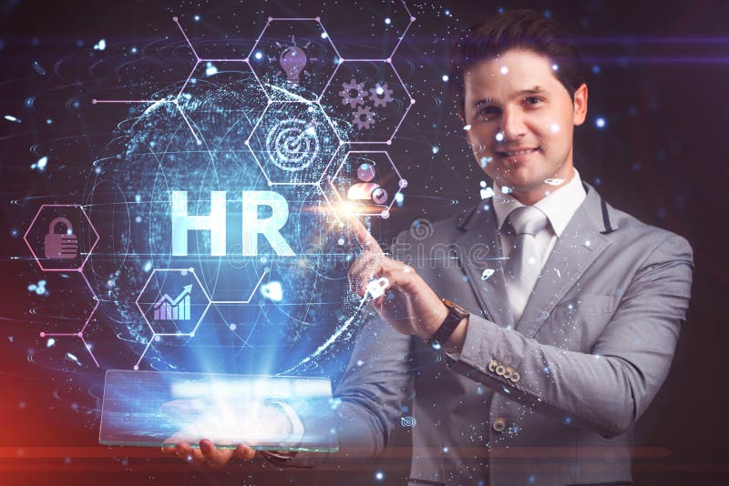 Business, Technology, Internet and Network Concept. Human Resources HR ...