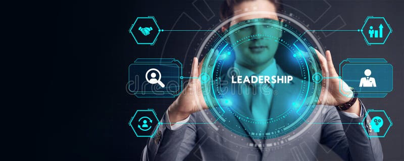 Business, Technology, Internet and Network Concept. Leadership Business ...