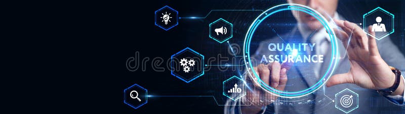 Business, Technology, Internet and Network Concept. Quality Assurance ...