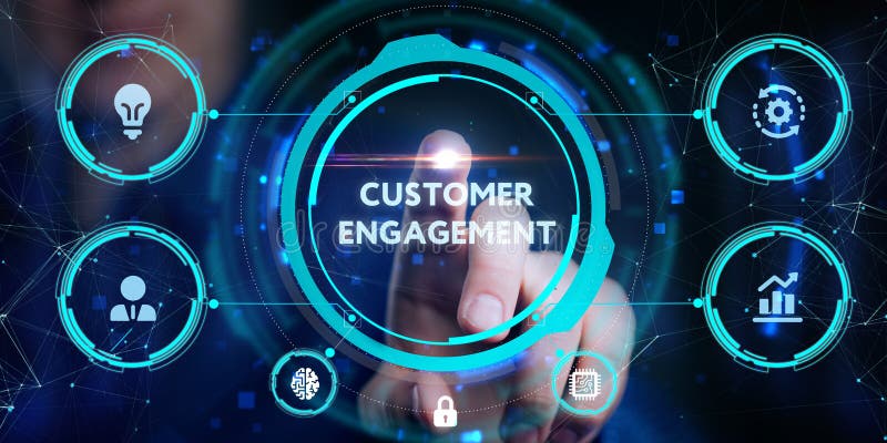 Business, Technology, Internet and Network Concept. Shows the ...