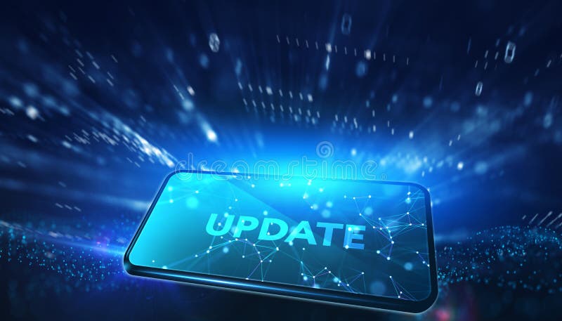 Business, Technology, Internet and Network Concept. Update Software ...