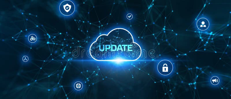 Business, Technology, Internet and Network Concept. Update Software ...