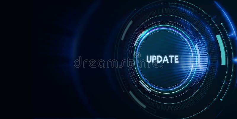 Business, Technology, Internet and Network Concept. Update Software ...