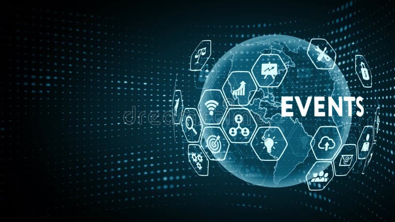 Business, Technology, Internet and Network Concept. Virtual Button ...