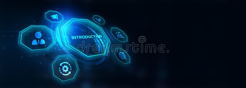 Business, Technology, Internet and Network Concept. Virtual Screen of ...