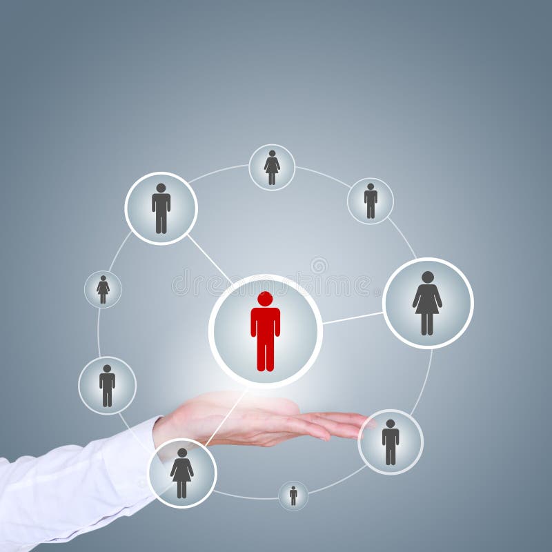 Business, Technology, Internet, Networking and Recruitment Concept ...