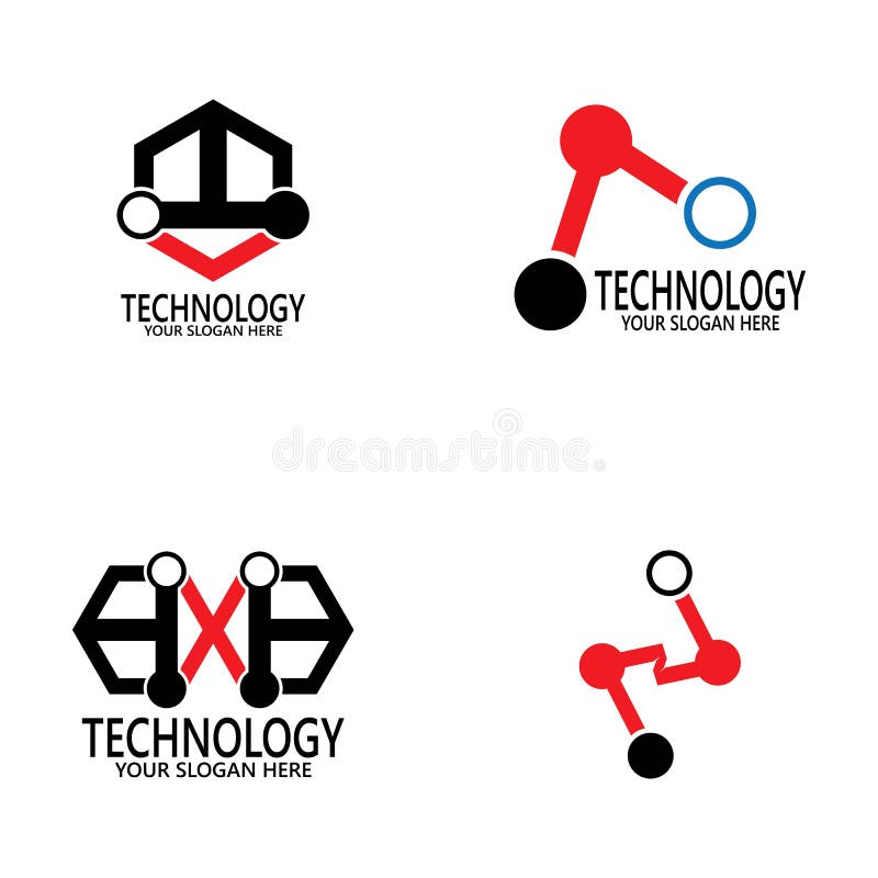 Business Technology Logo Design Vector Template Stock Vector ...