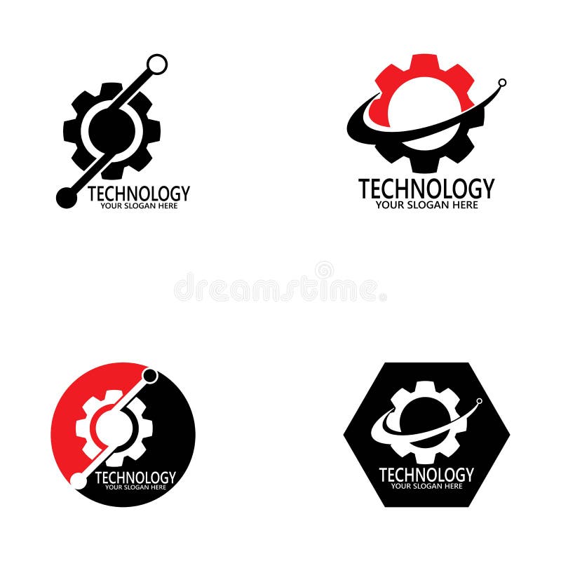 Business Technology Logo Design Vector Template Stock Vector ...