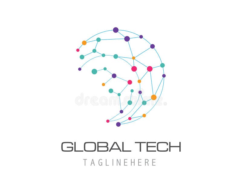 Business Technology Logo Template Stock Vector - Illustration of ...