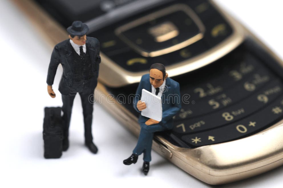 Business by telephone stock image. Image of gold, communications - 7519045
