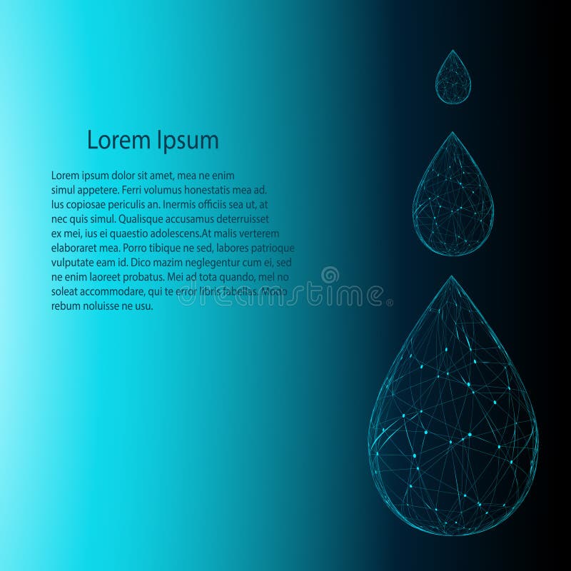 Drop Structure Vector Illutration Stock Illustrations – 1 Drop ...