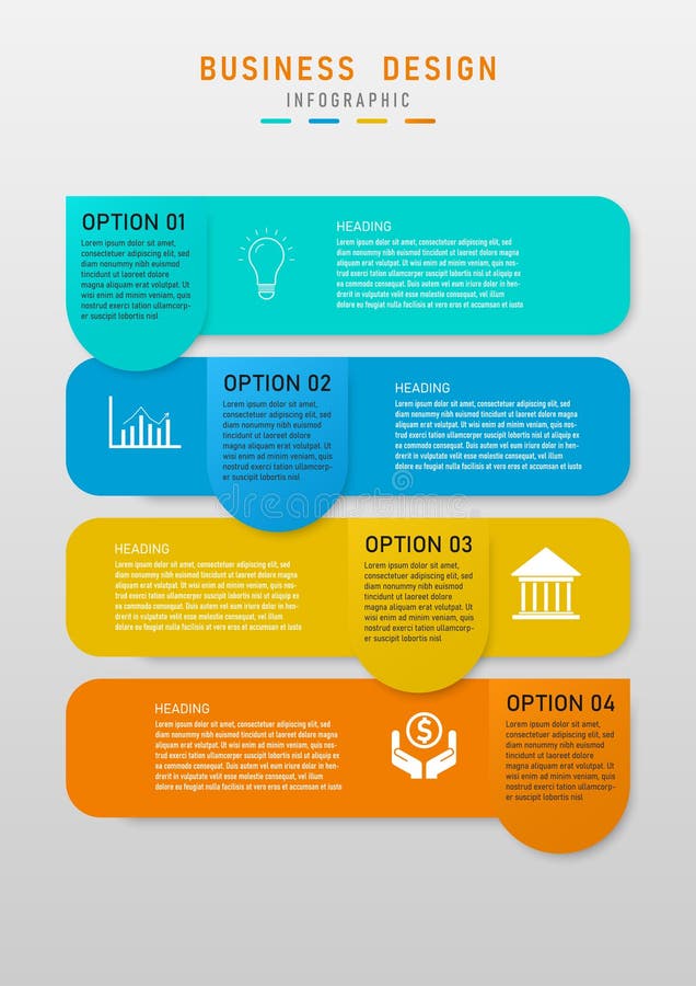 3d Template Infographic Timeline 5 Years Multi Colored Triangles White ...