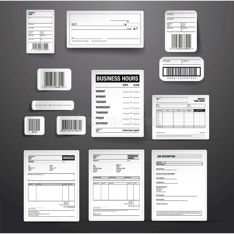 Barcode Sheet Stock Illustrations – 180 Barcode Sheet Stock ...