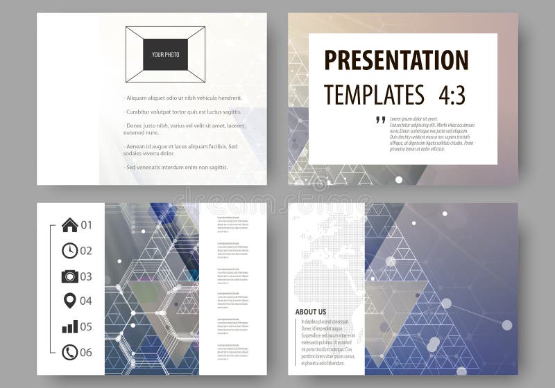 Business Templates for Presentation Slides. Easy Editable Vector ...