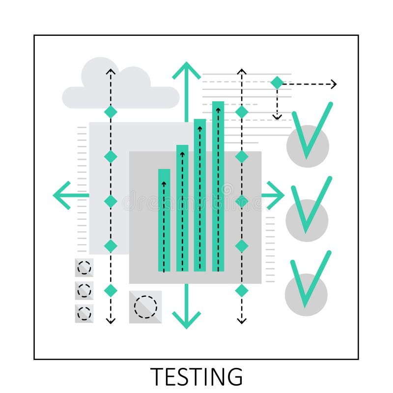 Business testing checklist stock vector. Illustration of work - 270694029