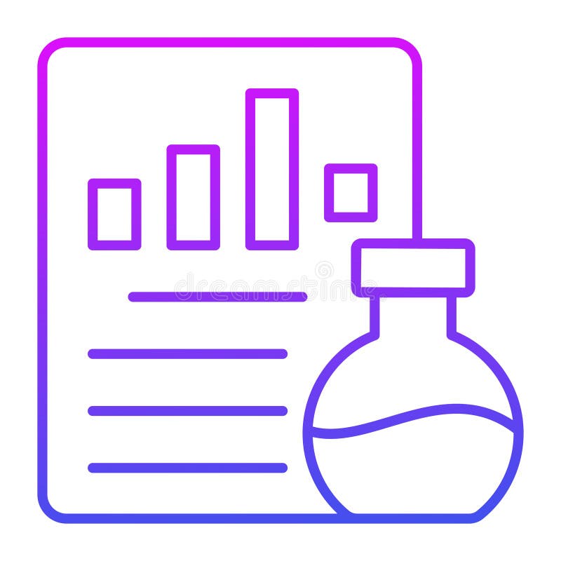 Business Testing Icon Modern Illustration Stock Vector - Illustration ...