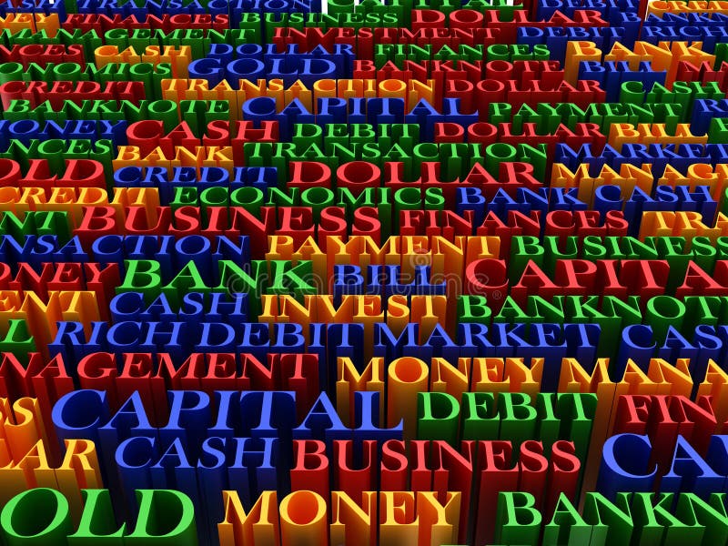 Business text stock illustration. Illustration of business - 16544664