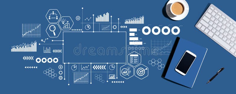 Business Theme with Person Using a Laptop Stock Photo - Image of ...