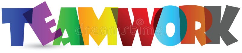 Teamwork stock illustration. Illustration of color, congratulations ...