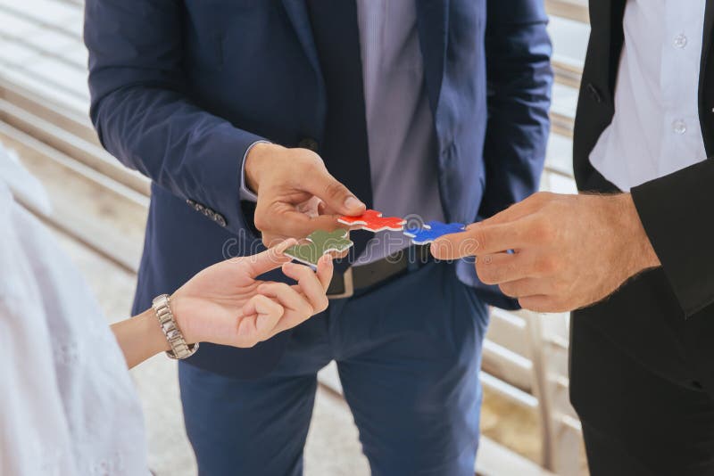 Merging photos together people - vsevector