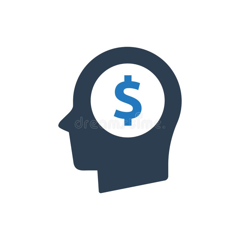 Business thinking icon stock vector. Illustration of speech - 128916104