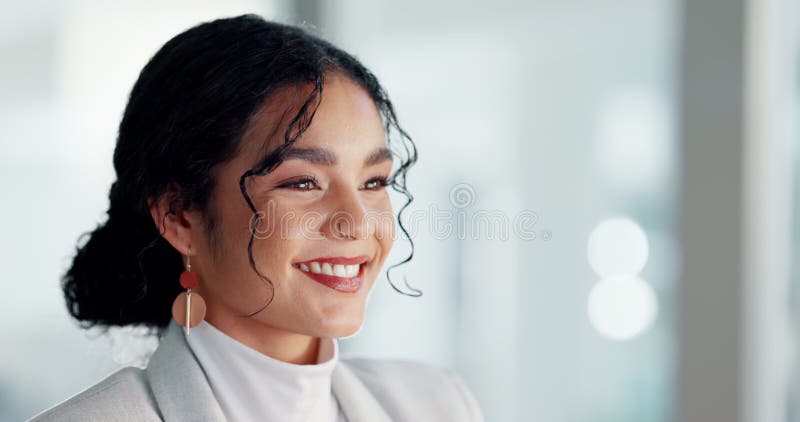 Business, Thinking and Woman with Ideas, Computer and Feedback with ...