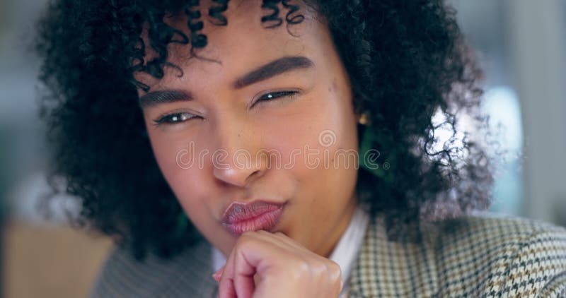 Business, Thinking and Black Man with Ideas, Solution and Career with ...