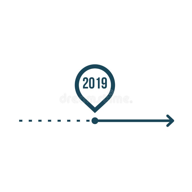 Business Timeline Infographic with Pin , Planning Process , Data ...
