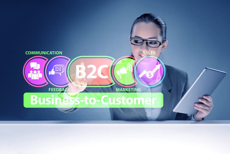 Business To Customer Concept with Business People Stock Image - Image ...