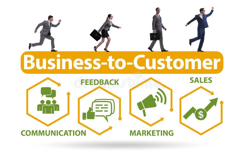 Business To Customer Concept with Business People Stock Image - Image ...