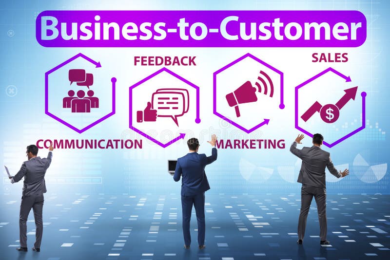 Business To Customer Concept with Business People Stock Image - Image ...