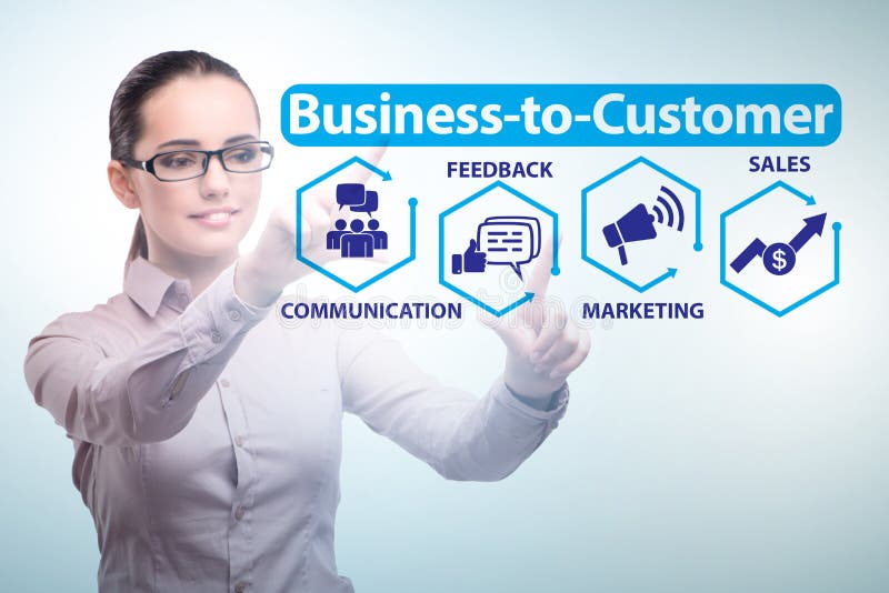 Business To Customer Concept with Business People Stock Image - Image ...