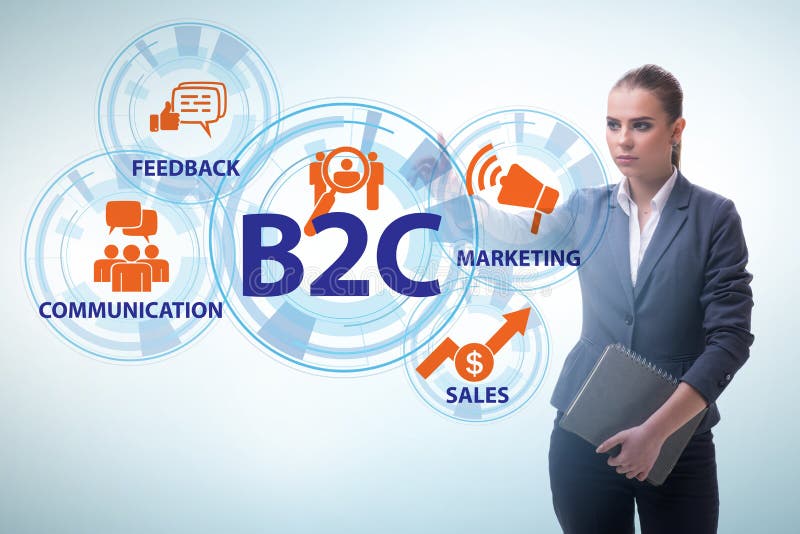 Business To Customer Concept with Business People Stock Photo - Image ...