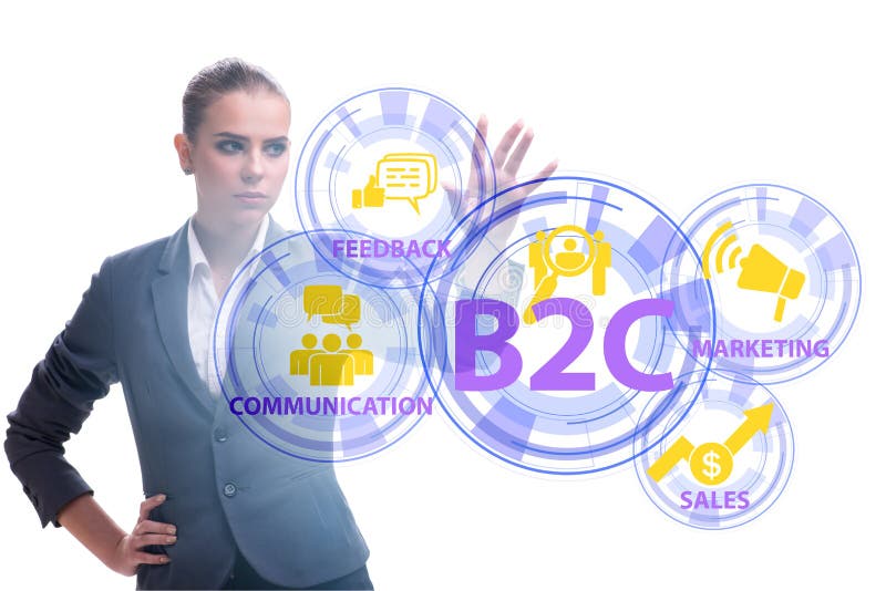 Business To Customer Concept with Business People Stock Photo - Image ...