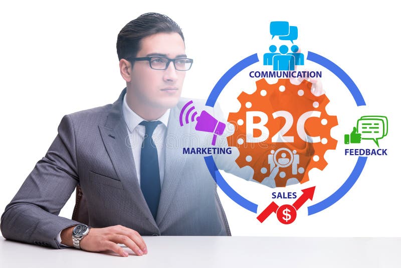 Business To Customer Concept with Business People Stock Photo - Image ...