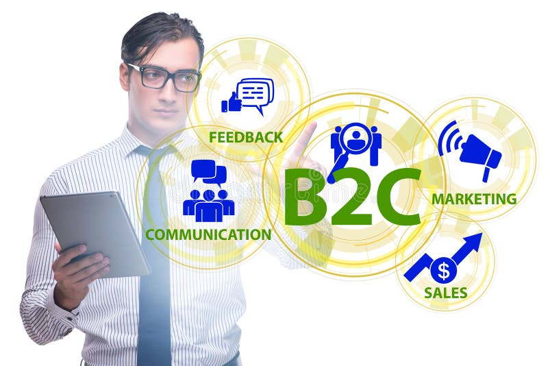 Business To Customer Concept with Business People Stock Photo - Image ...