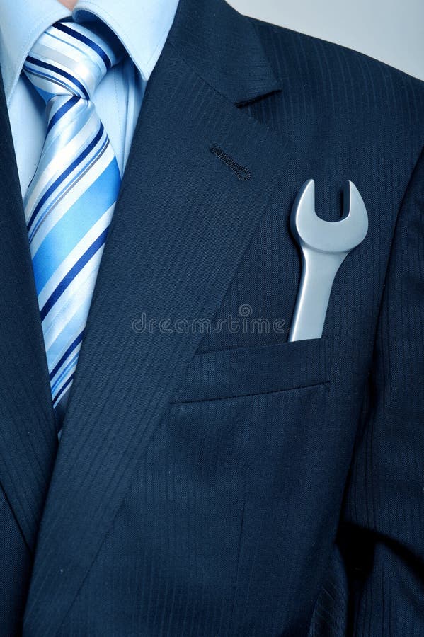 Business tool stock image. Image of businessmen, wrench - 8794857