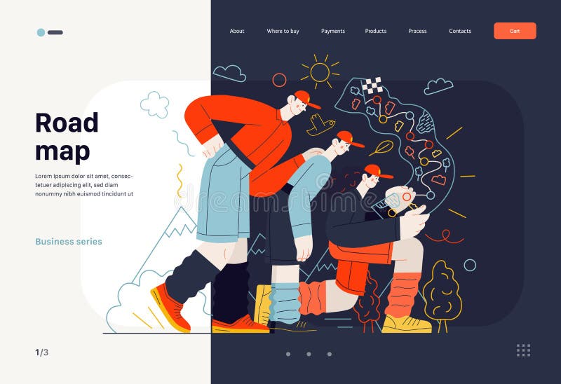 Road Map Metaphor Stock Illustrations – 352 Road Map Metaphor Stock ...