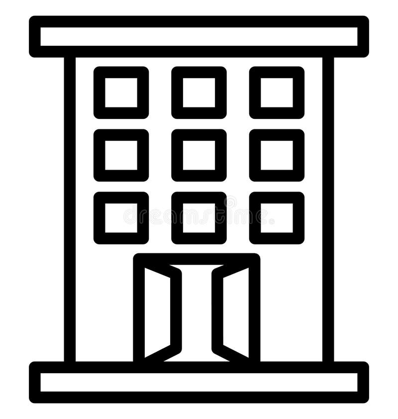 Enterprise Vector Icon Isolated On Transparent Background, Linear ...