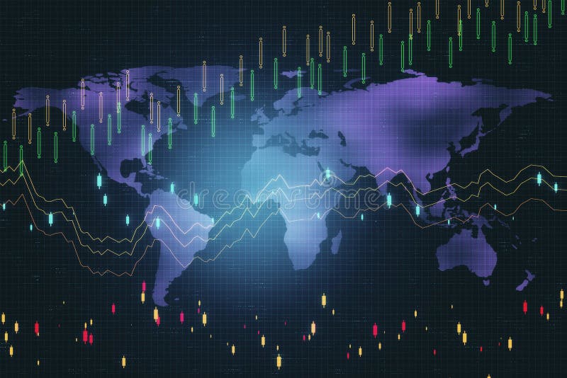 Business trading concept stock illustration. Illustration of interface ...