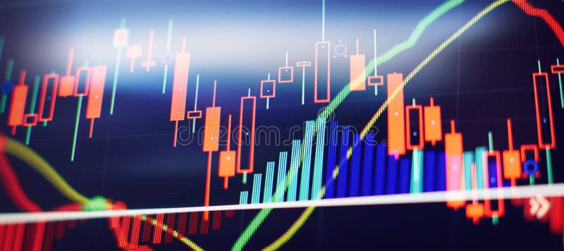 Business or Trading Crypto Currency Technical Price with Indicator on ...