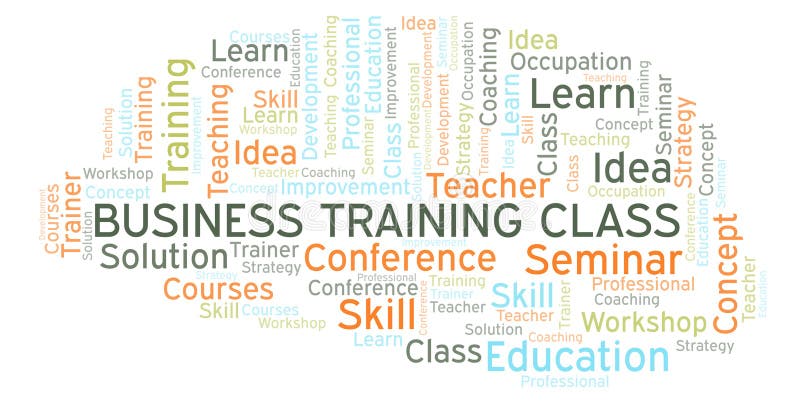 Business Training Session Word Cloud. Stock Illustration - Illustration ...