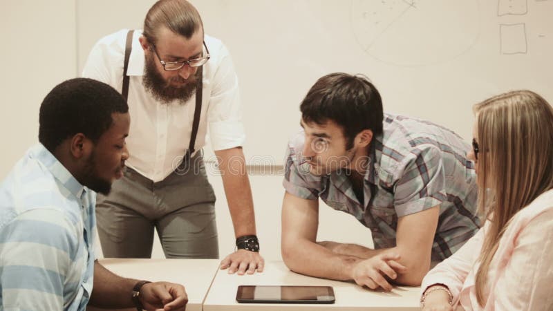 Business Training in Classroom Stock Footage - Video of graph, people ...