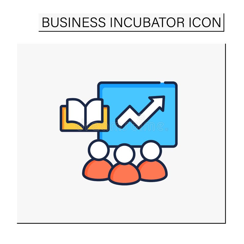 Business Training Color Icon Stock Vector - Illustration of solution ...