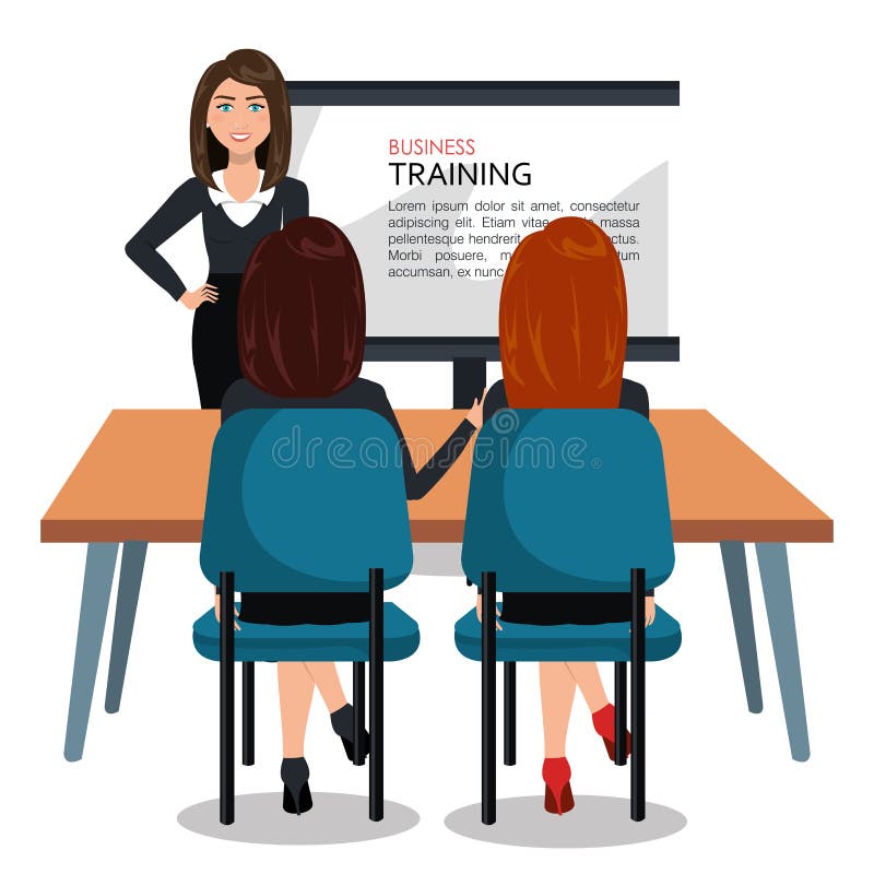 Business training design stock illustration. Illustration of ...