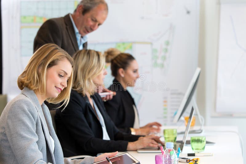 Business Training in Office Stock Photo - Image of women, university ...