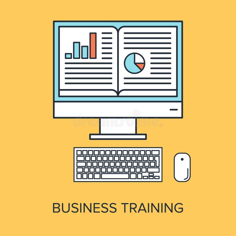 Business Training Vector Illustration Concept Stock Vector ...